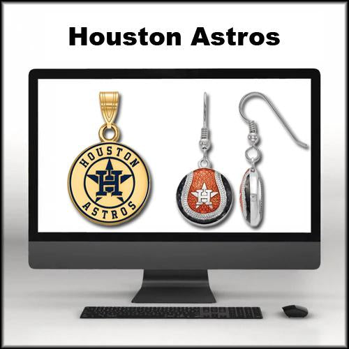 Houston Astros Jewelry, Pendants, Charms, Necklaces, Earrings — Sports ...