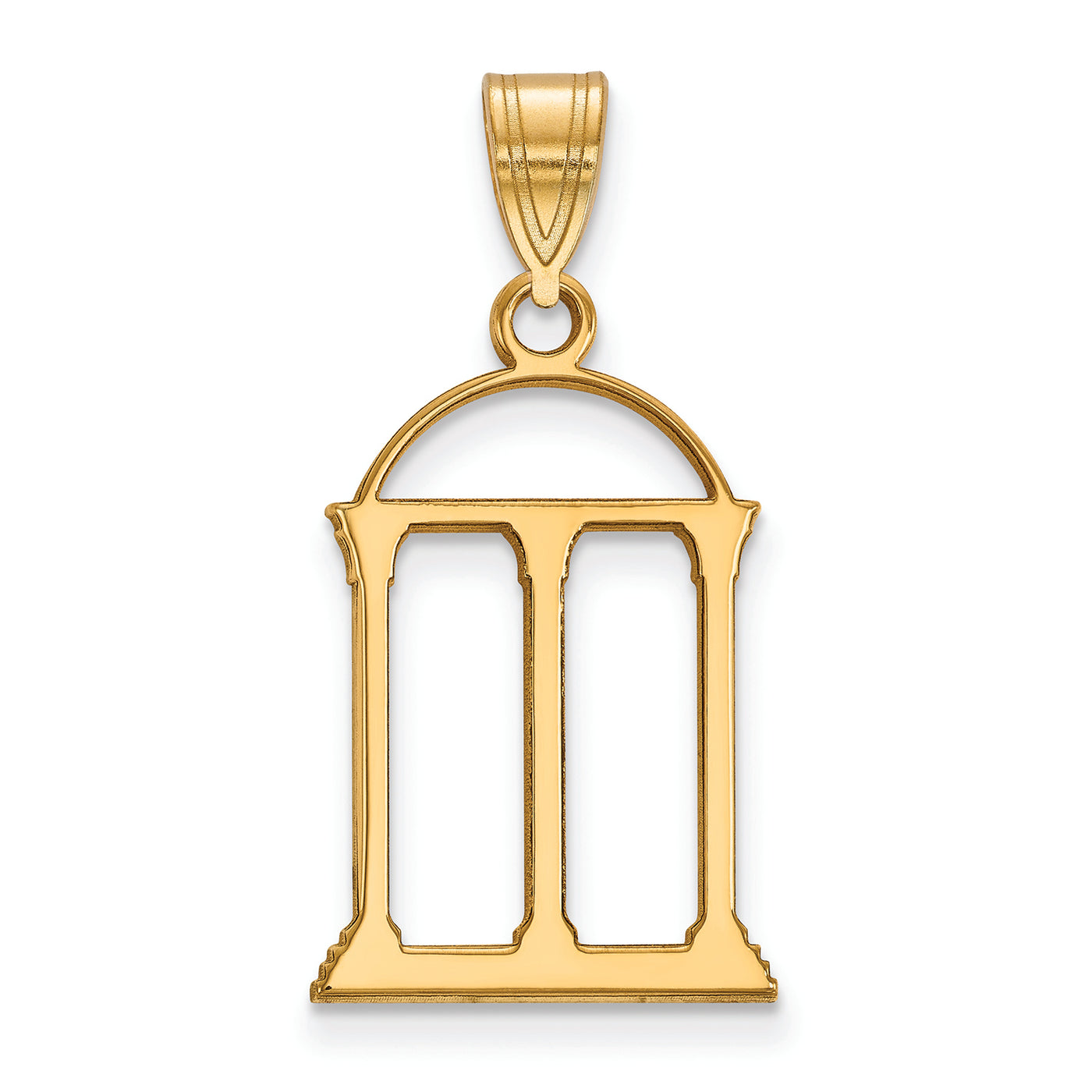 14k Gold University of Georgia Arch Large Pendant — Sports Jewelry ...