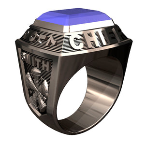 Men's Firefighter Ring - Championship Style I. Made in the USA ...